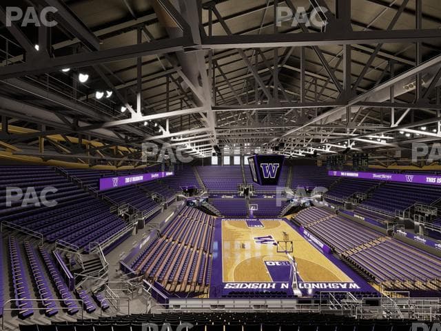 Alaska Airlines Arena at Hec Edmundson Pavilion Seating Chart & Seat ...