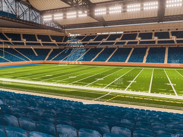 Ford Field Seating Chart & Seat Views | SeatGeek