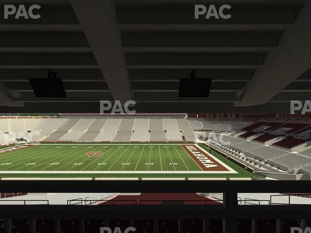Gaylord Family Oklahoma Memorial Stadium Seating Chart & Seat Views ...