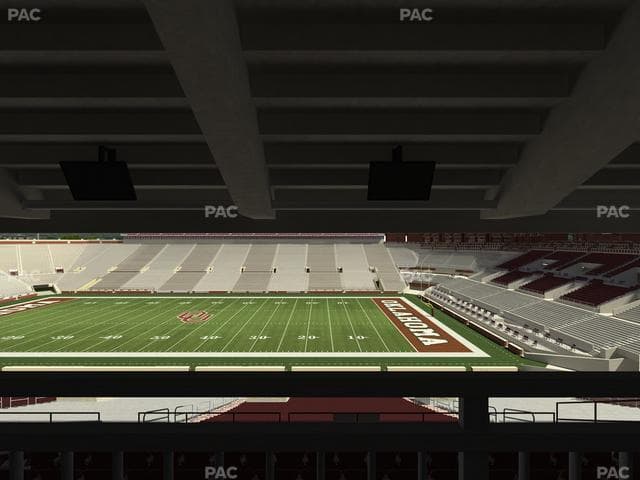 Gaylord Family Oklahoma Memorial Stadium Seating Chart & Seat Views ...