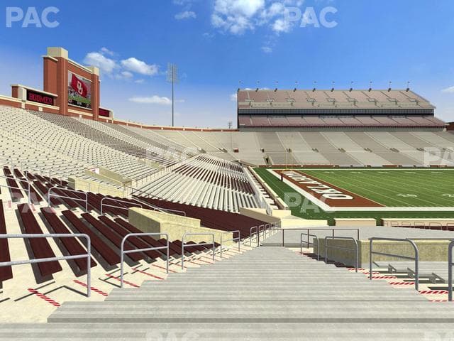 Gaylord Family Oklahoma Memorial Stadium Seat Views | SeatGeek