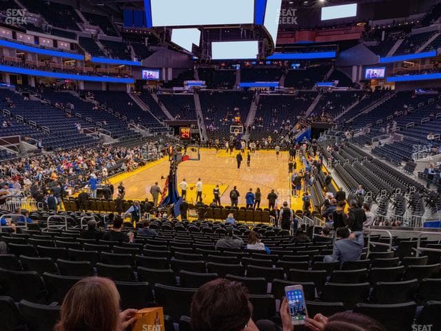 Chase Center Section 116 Seat View | SeatGeek