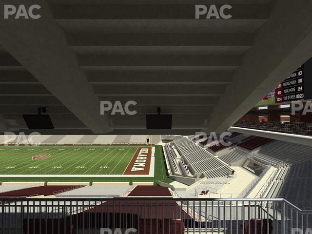 Gaylord Family Oklahoma Memorial Stadium Seating Chart & Seat Views ...