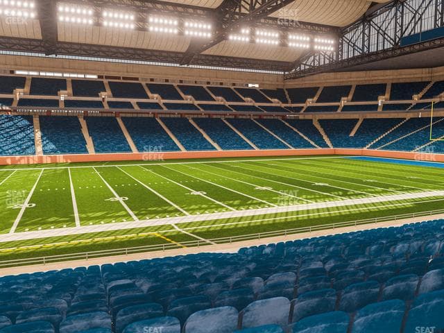 Ford Field Seating Chart & Seat Views | SeatGeek