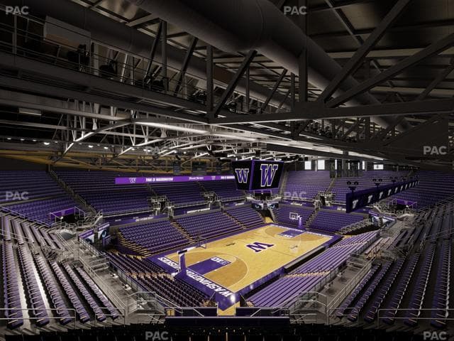 Alaska Airlines Arena at Hec Edmundson Pavilion Seating Chart & Seat ...