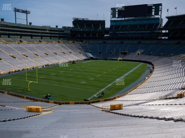 Lambeau Field Seating Chart & Seat Views | SeatGeek