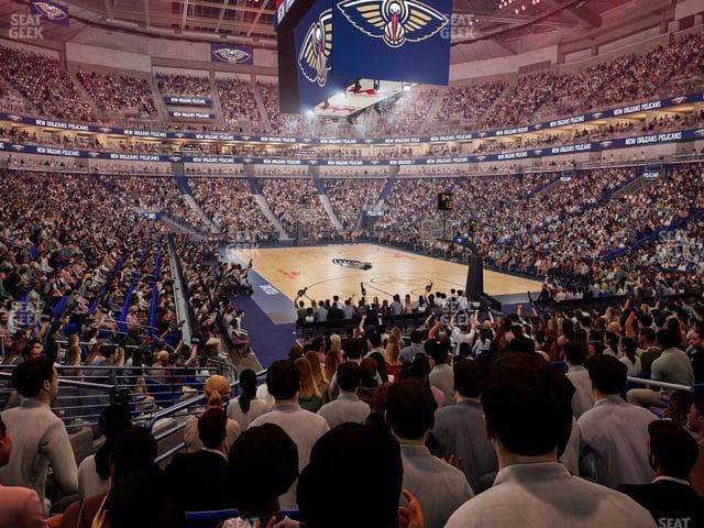 Smoothie King Center Seating Chart & Seat Views | SeatGeek