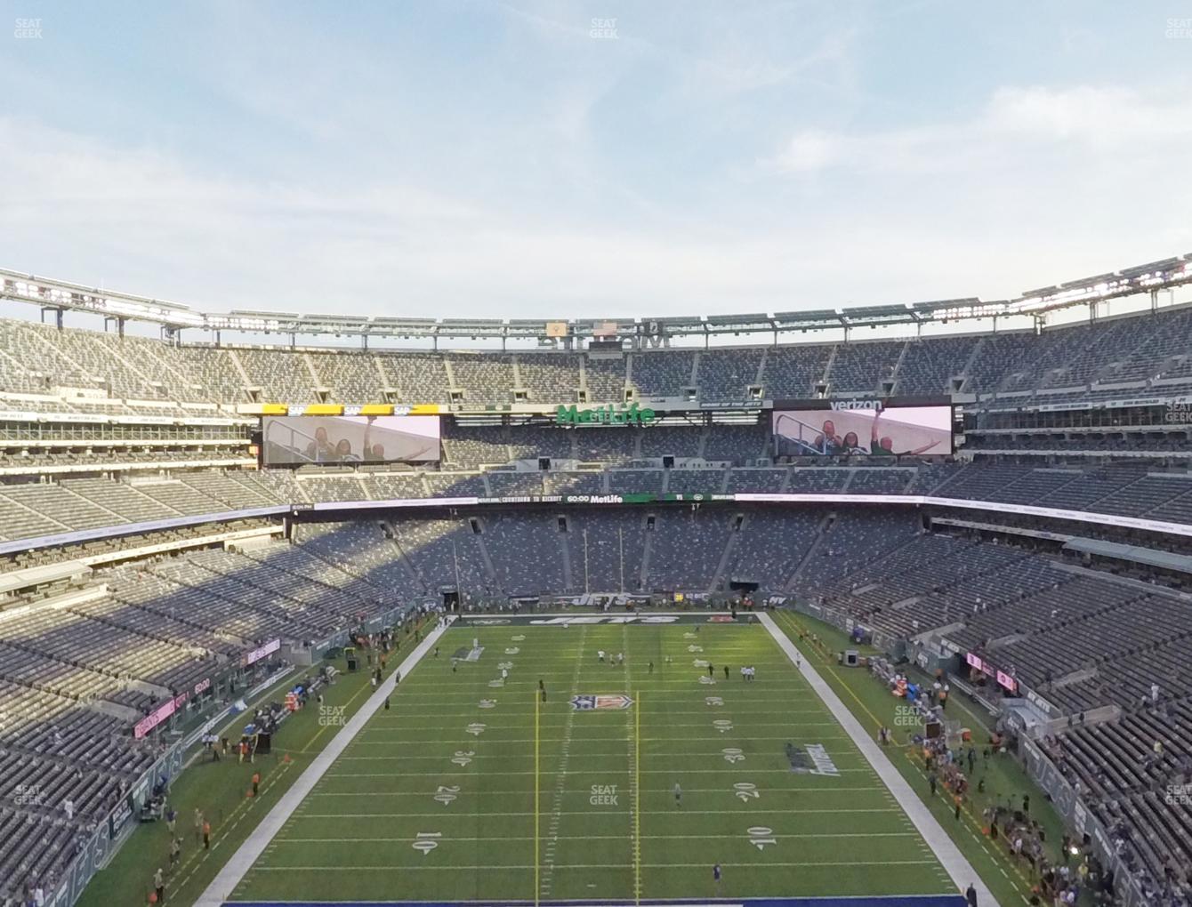 MetLife Stadium Section 201 Seat Views | SeatGeek