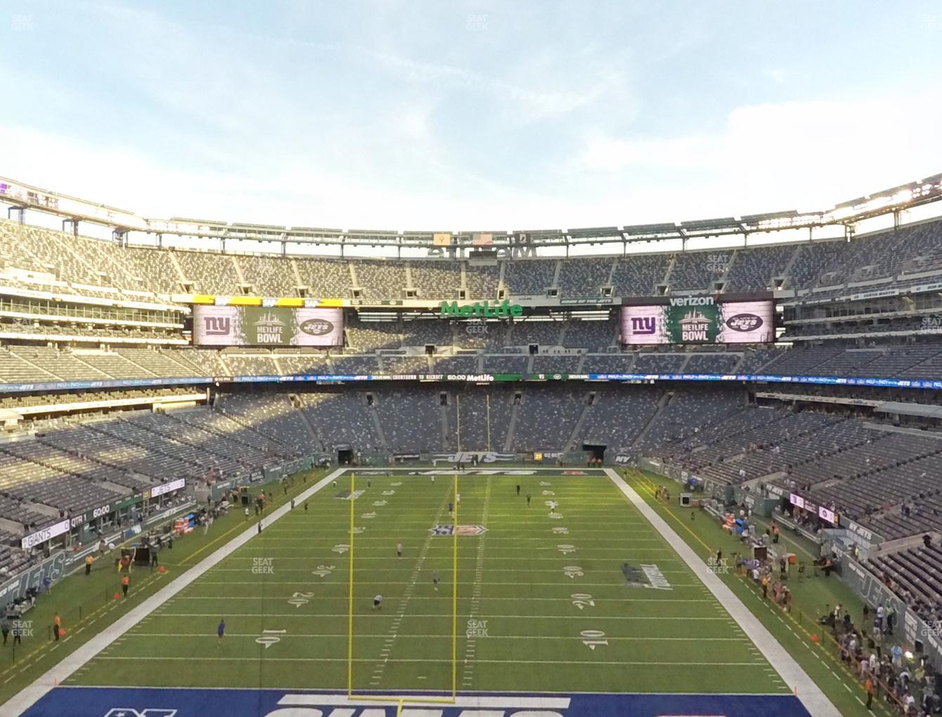 MetLife Stadium Section 250 A Seat Views | SeatGeek