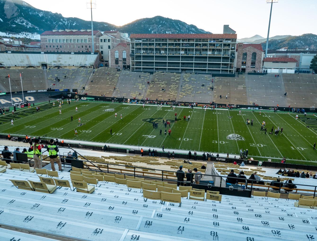 Folsom Field Section 219 Seat Views | SeatGeek