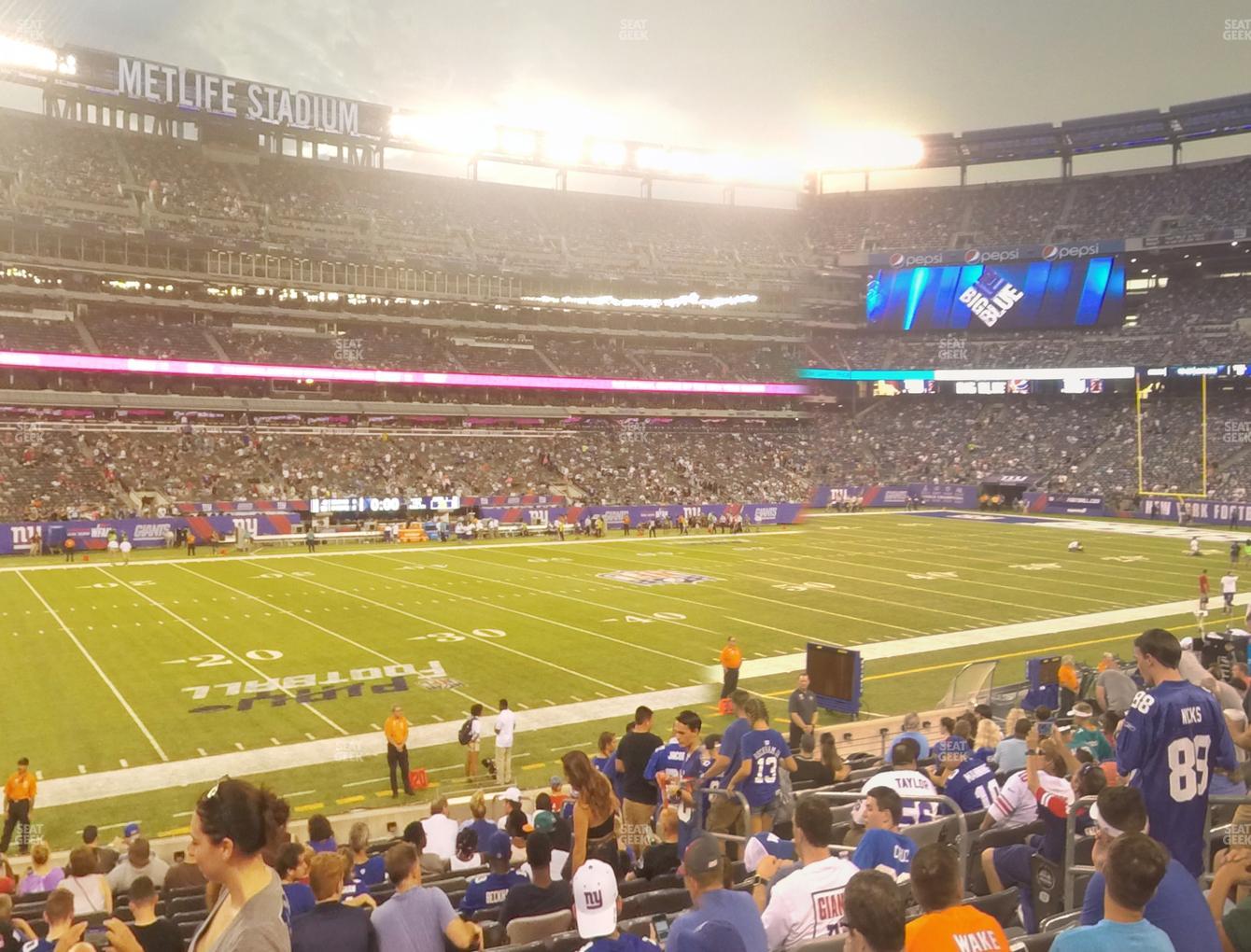 MetLife Stadium Section 116 Seat Views | SeatGeek
