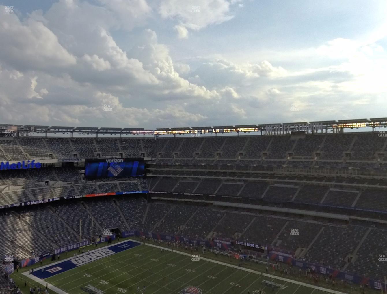 MetLife Stadium Section 309 Seat Views | SeatGeek
