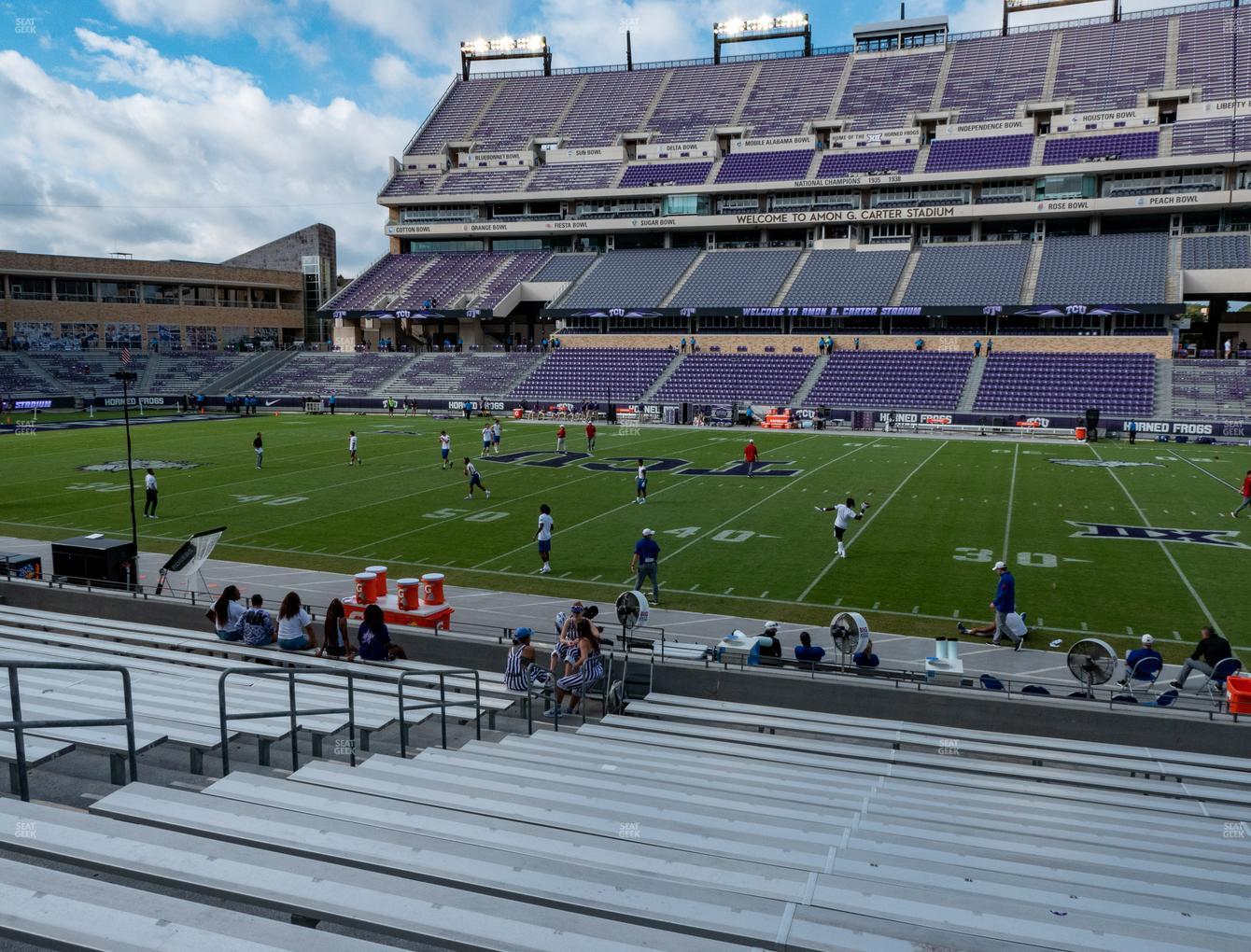 Amon G. Carter Stadium Section 123 Seat Views | SeatGeek