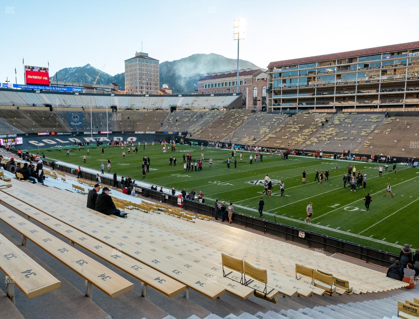 Folsom Field Section 121 Seat Views | SeatGeek