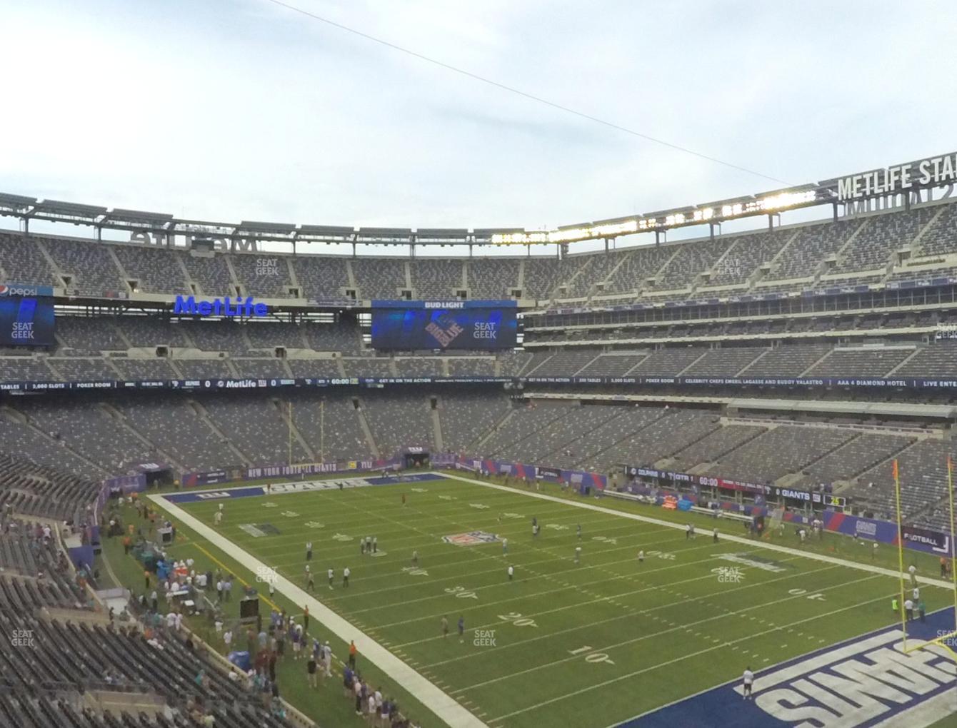 MetLife Stadium Section 231 A Seat Views | SeatGeek
