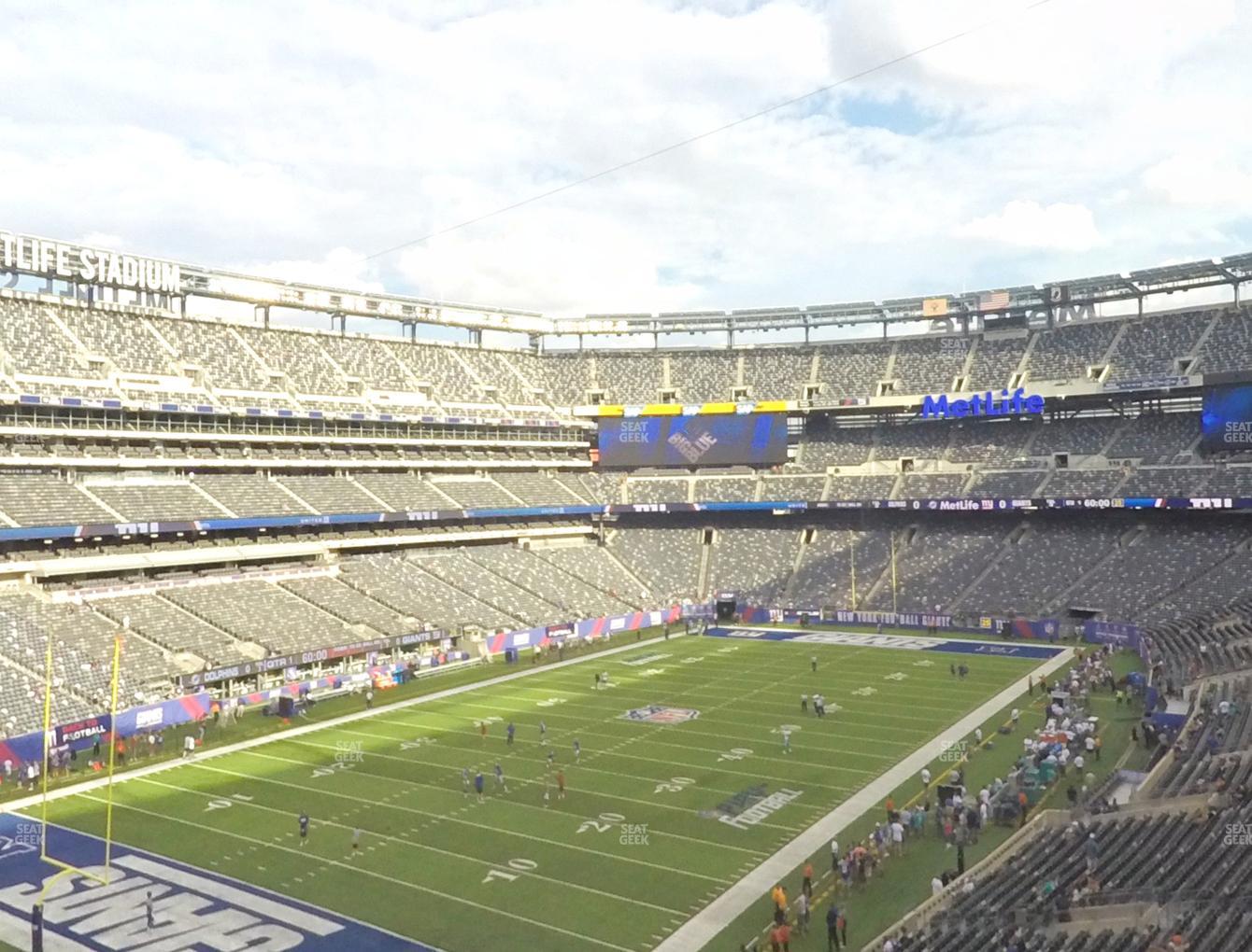 MetLife Stadium Section 246 A Seat Views | SeatGeek