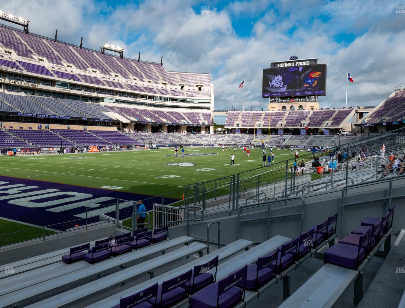 Amon G. Carter Stadium Section 129 Seat Views | SeatGeek