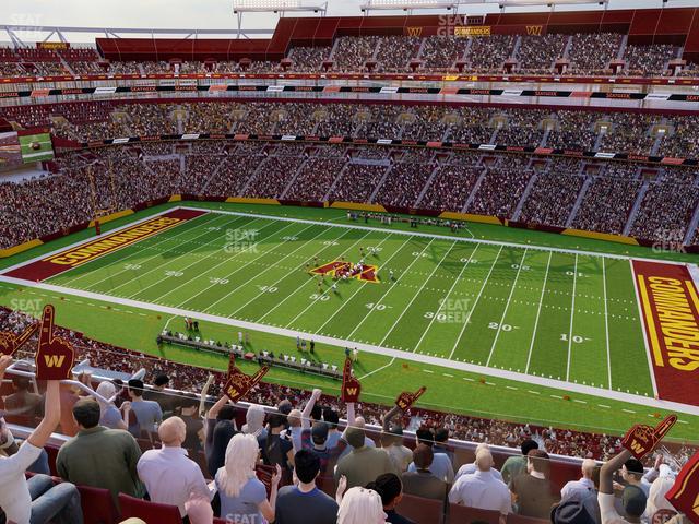 Fedex Field Seat View | Cabinets Matttroy